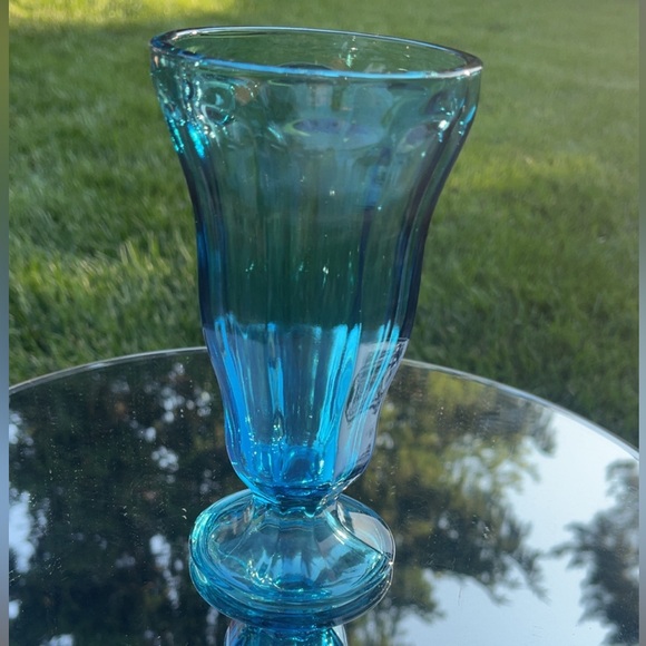 Anchor Hocking | Dining | Anchor Hocking Blue Drinkware Glass | Poshmark
